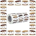 Amazon.com: Eaasty 1500 Pcs Smores Stickers Label for Kids Marshmallow ...