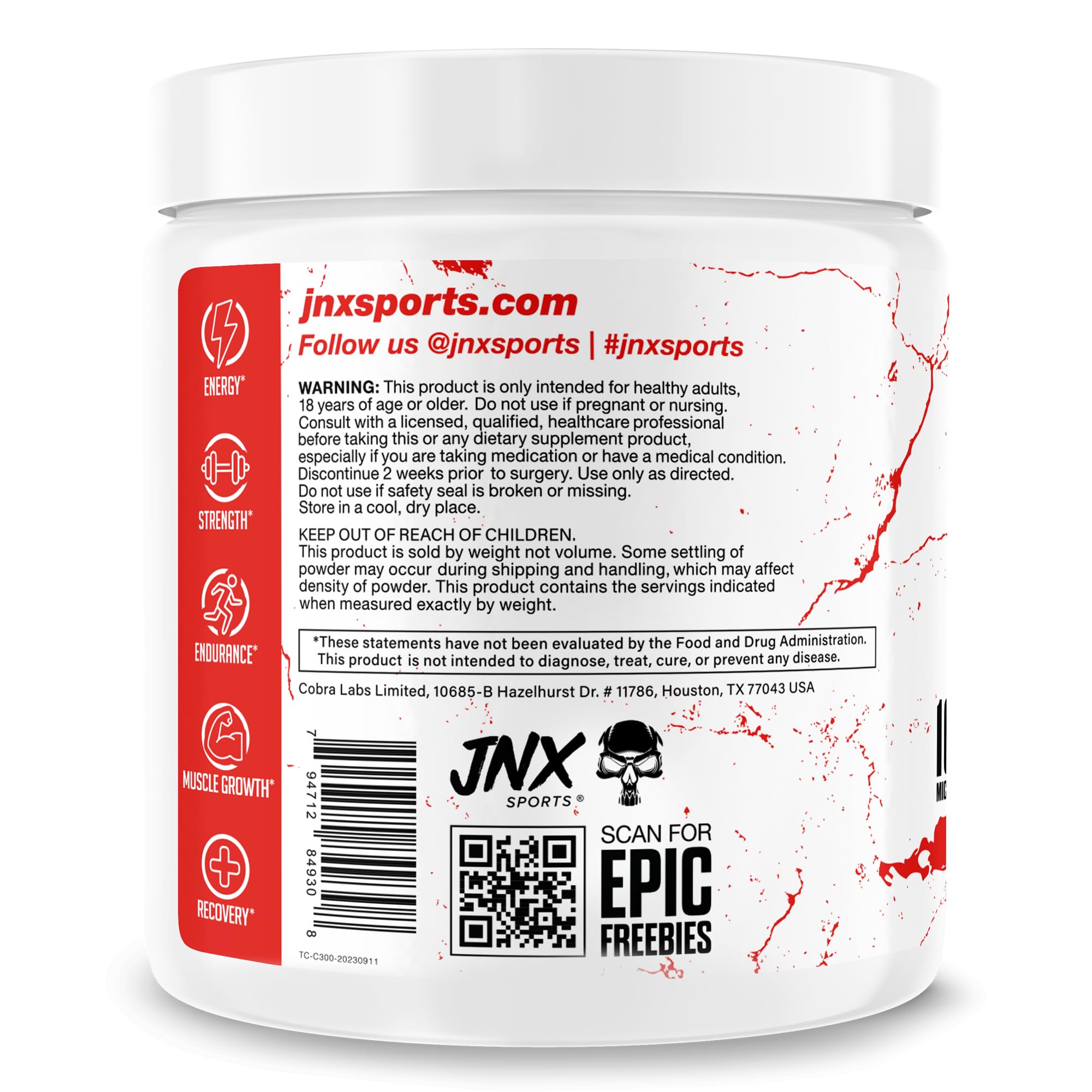 Mua JNX SPORTS The Curse! Creatine Monohydrate Powder 60 Servings ...