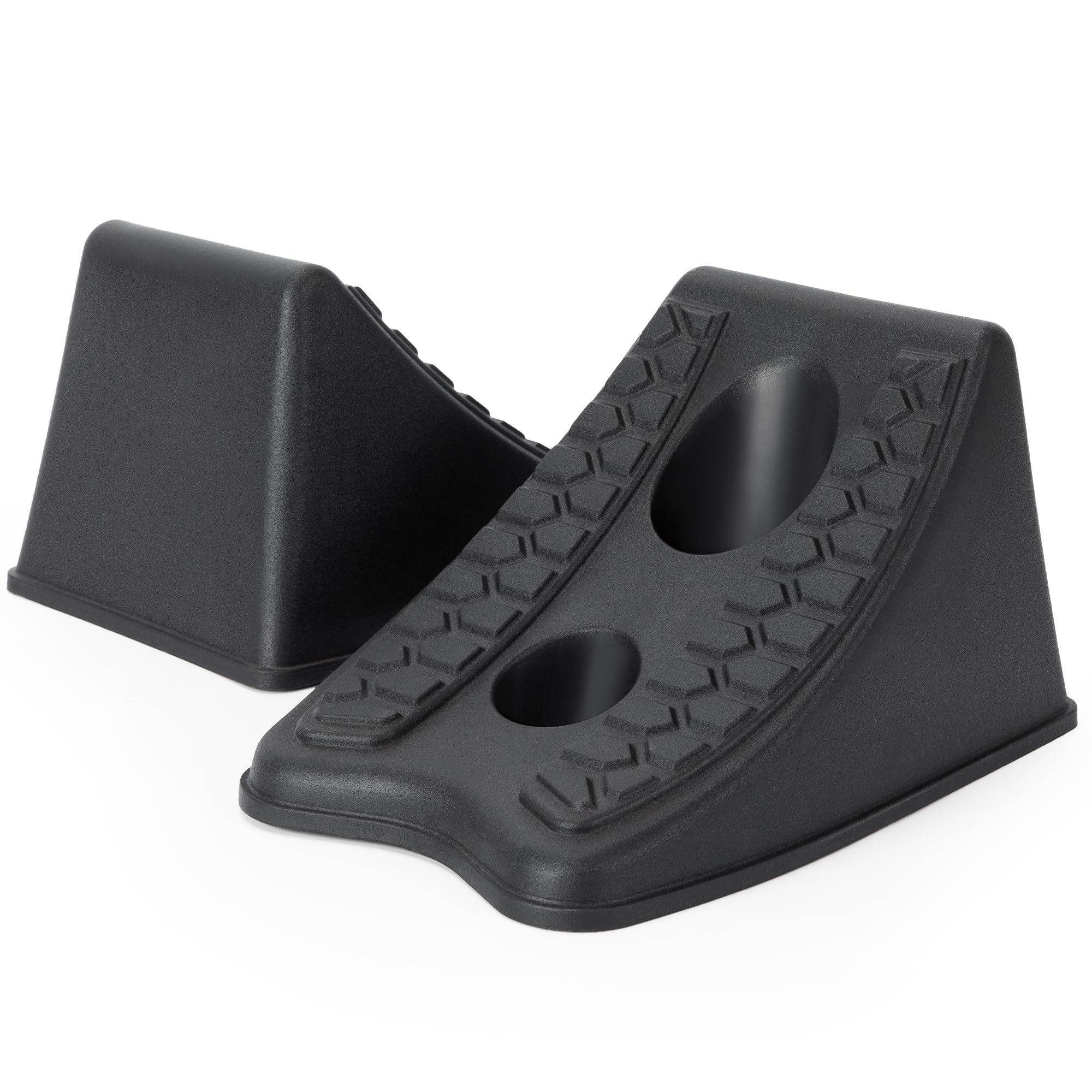 TONDA Wheel Chocks, Heavy Duty Wheel Wedge for Car, Travel Trailer, RV ...