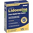 Amazon.com: Sumifun 4% Lidocaine Patches Plus 1% Menthol - 15 Counts ...