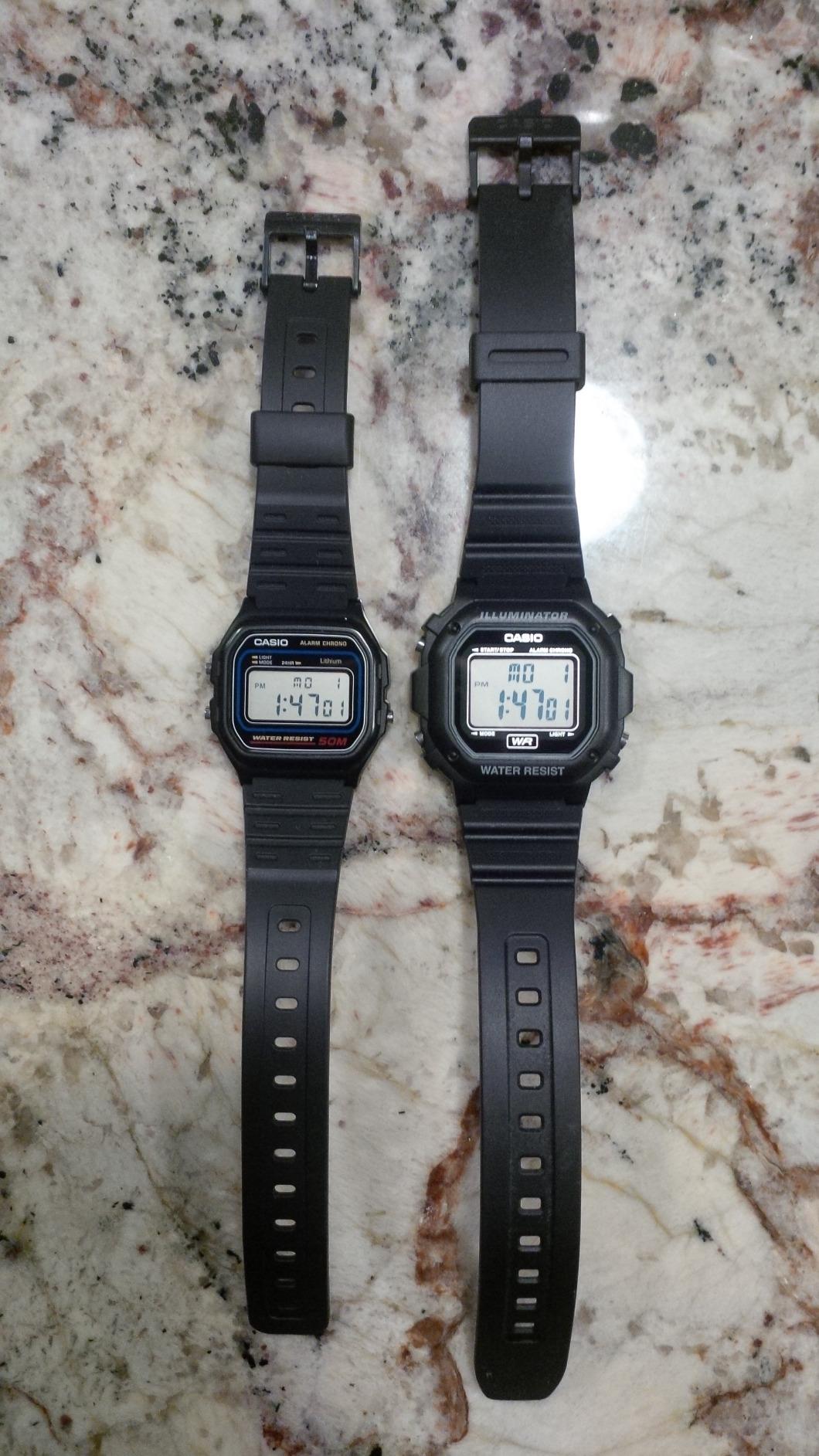 $4/mo - Finance Casio Unisex F-108WH-1ACF Big Square Digital Display ...