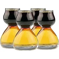 Amazon.com | QUAFFER Double Bubble Layered PLASTIC Shot Glass Plus ...