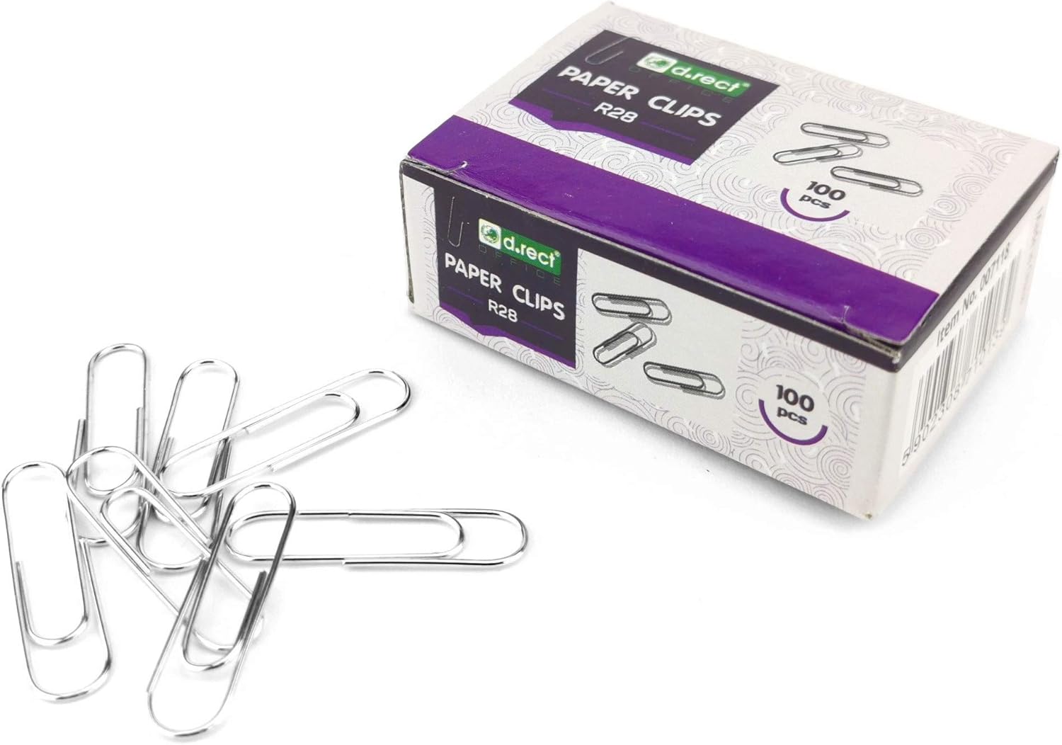 D Pack of 1000 Office Paper Clips Made of Metal 28 mm | Letter Clips ...