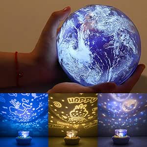 Amazon.com: Night Light Projector for Kids, Universe Projector Planet ...