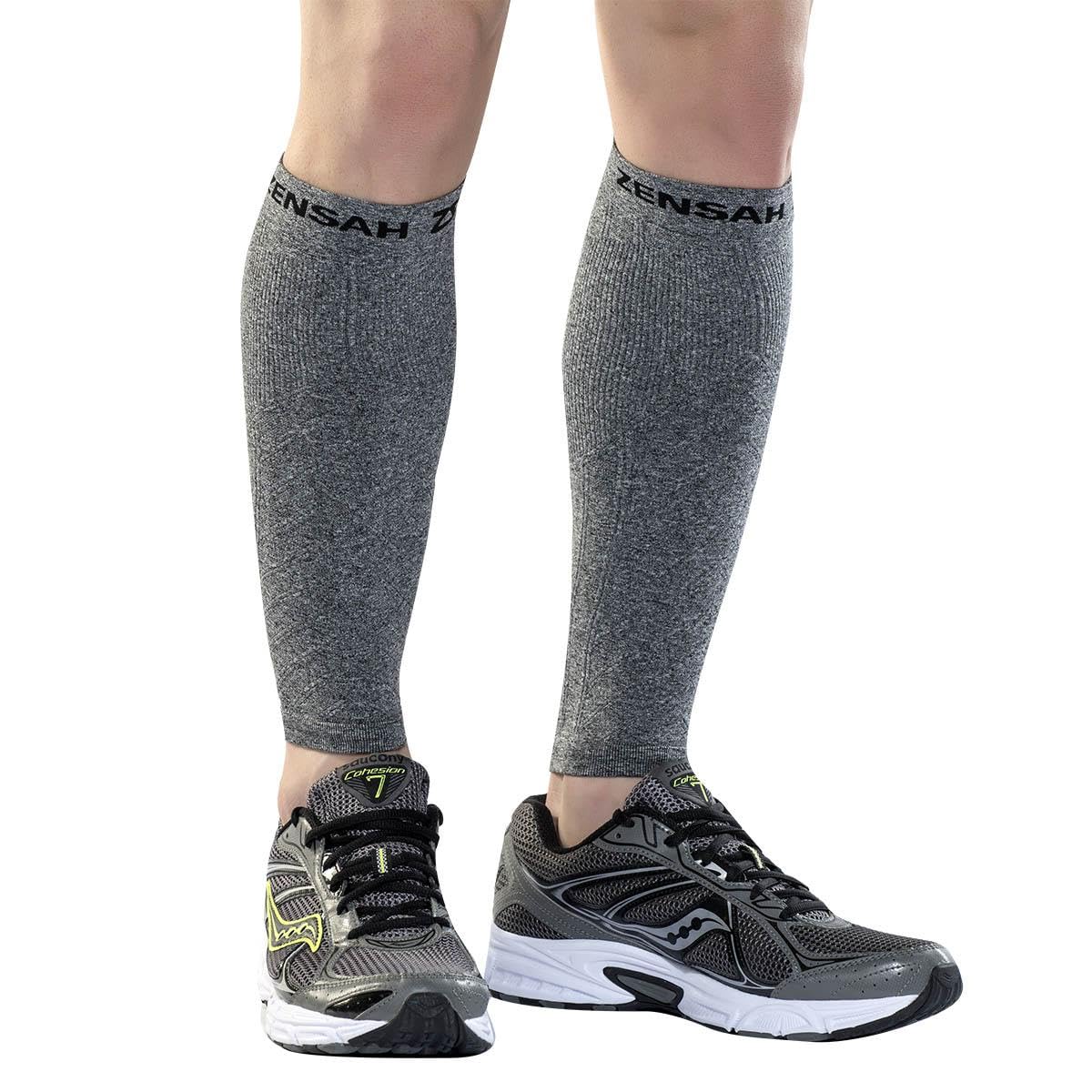 Zensah Running Leg Compression Sleeves - Shin Splint, Calf Compression ...