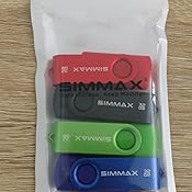 SIMMAX 32GB USB Flash Drives 3 Pack 32GB Memory Stick Swivel Design ...