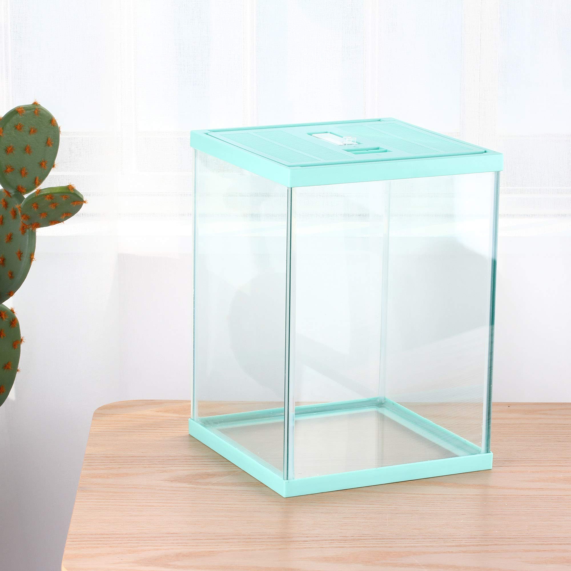 Mua crapelles Reptile Terrarium Kit Green Cage, 7.8x7.8x10.8'' Gecko ...