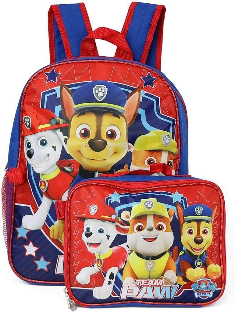 **Missing lunch bag*** Ruz Paw Patrol Boys 16 Inch Backpack With ...
