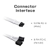 EZDIY-FAB RTX 3000 Series 12 Pin to Dual 8 Pin PCIe Sleeved Extension ...