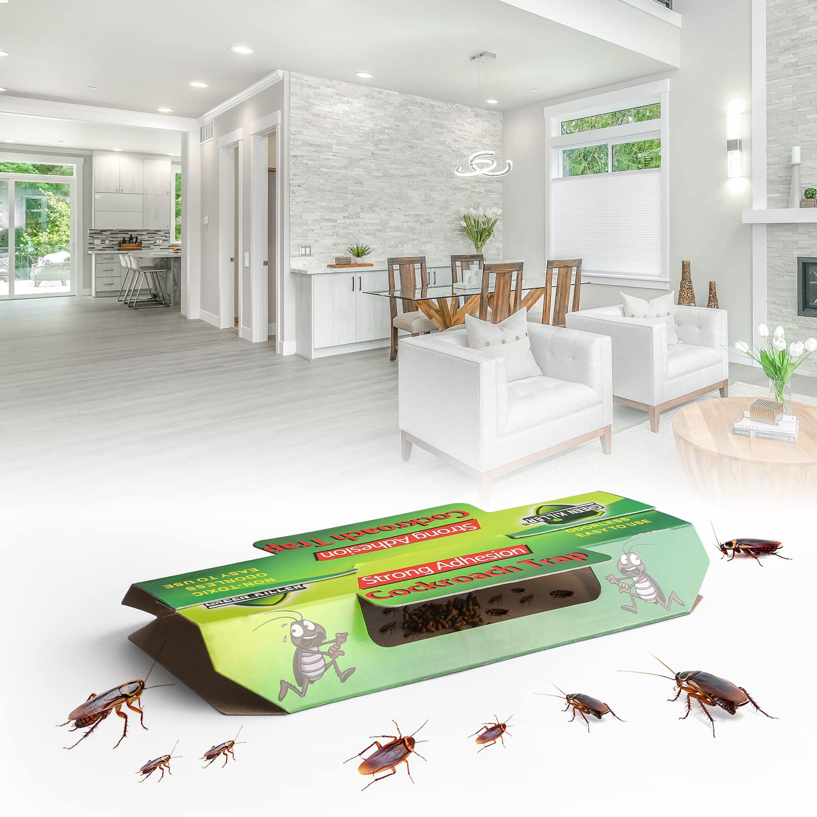 Mua (20 Pack) Roach Traps Indoor,Roach Killer Indoor Infestation, Cockroach Killer Indoor Home ...