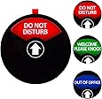 Amazon.com : Black Do Not Disturb Sign | Shutter Changes When You Push ...