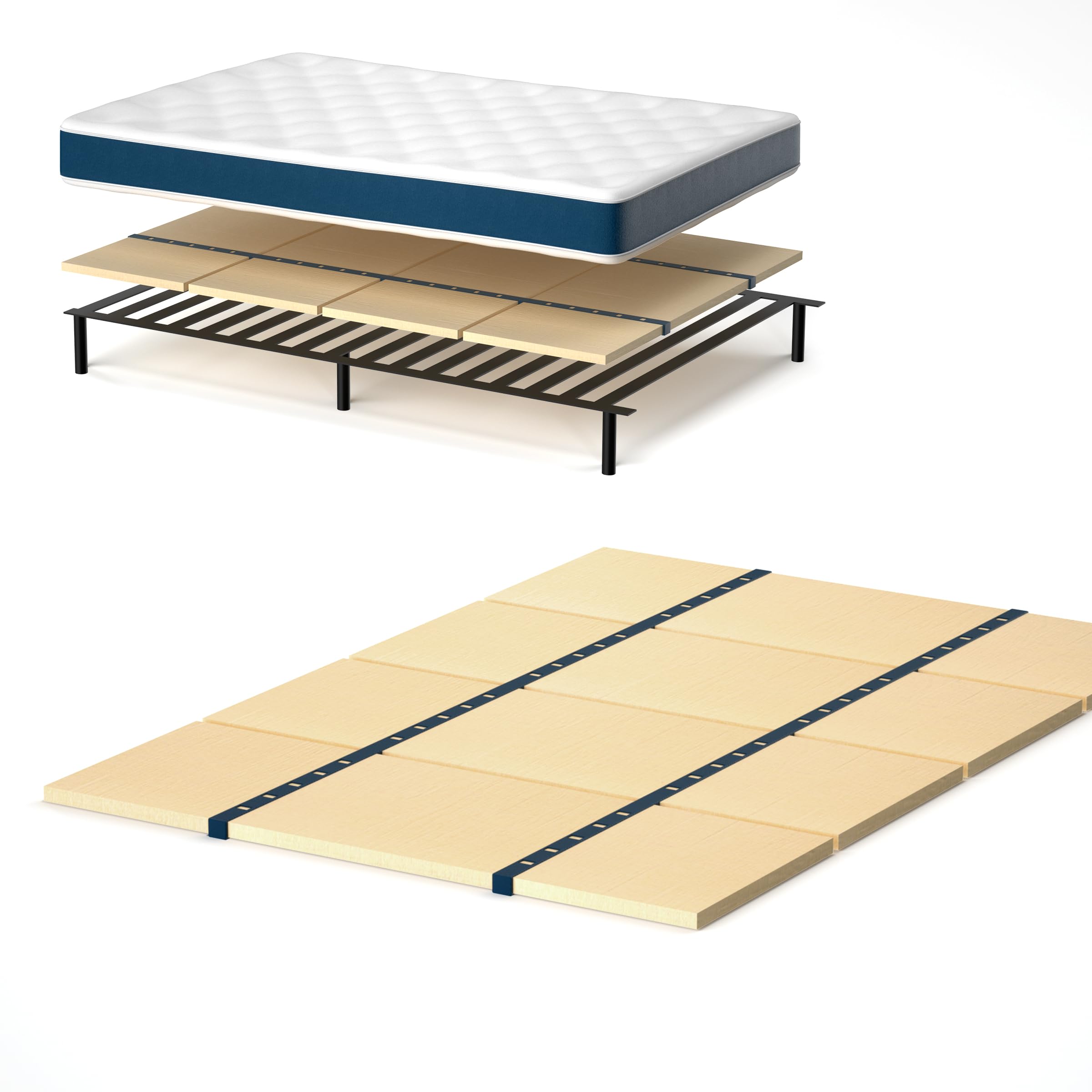 Yarfyk Folding Box Spring, Bed Plate, Bed Plate Support Plate, Bed ...