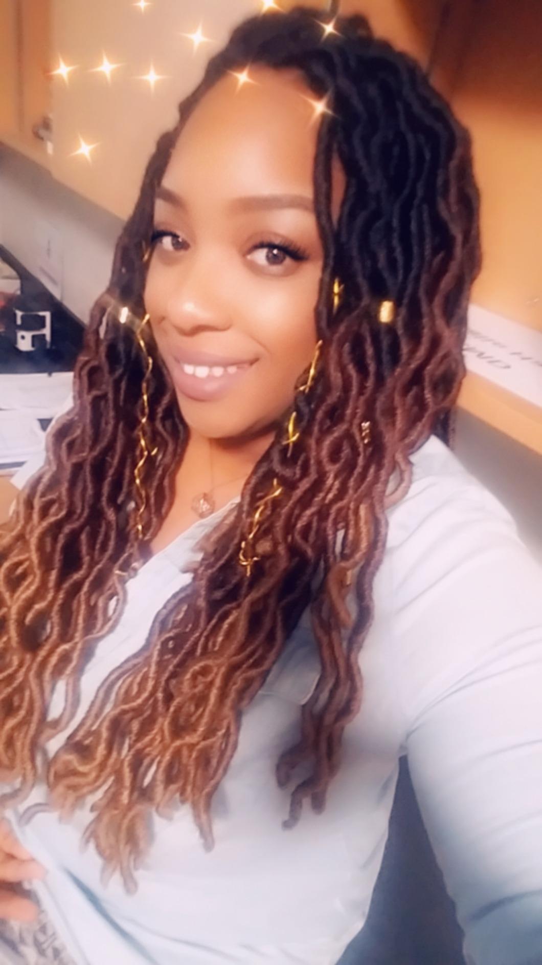 $8/mo - Finance Eliza Wavy Gypsy Locs Ombre Crochet Hair 14" 8Packs/Lot ...