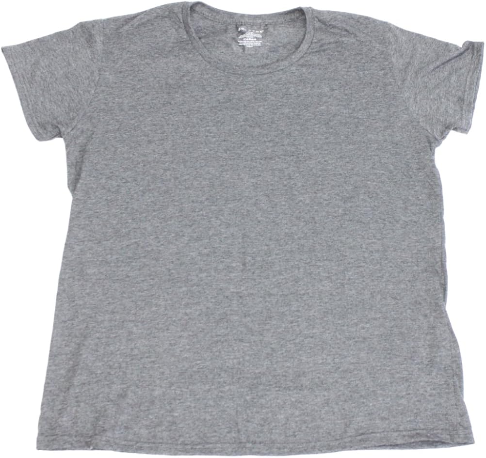Amazon.com: Gold Toe Premier Women's T Shirt Crew XL Heather Dark Grey ...