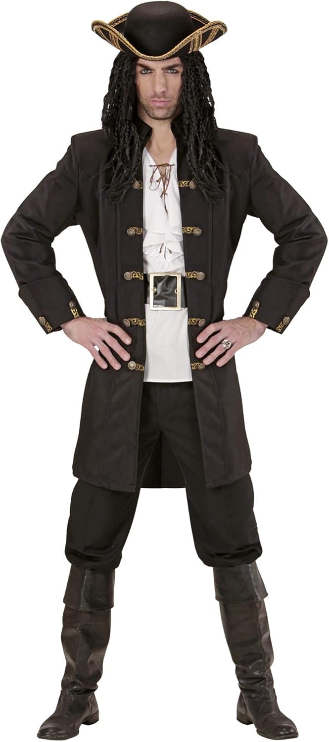 WIDMANN Men’s Capitano Pirata Costume – BigaMart