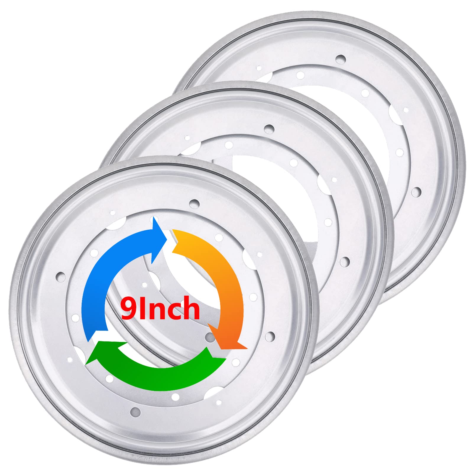 Mua 3Pack 9 Inch Lazy Susan Hardware 5/16”Thick Heavy Duty Lazy Susan Turntable Rotating Ball ...