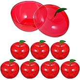 Amazon.com: Didaey 24 Pcs Christmas Large Apple Containers Plastic ...