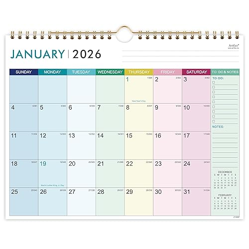 2026 Wall Calendar - Calendar 2026 Wall, Jan.2026 - Dec.2026, 11" x 8.5 ...