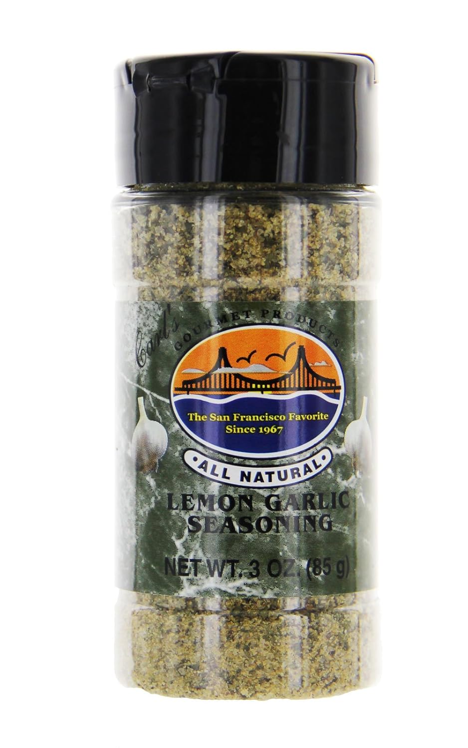 Amazon.com : Carl's Gourmet All Natural Lemon Garlic Seasoning - 3 oz ...