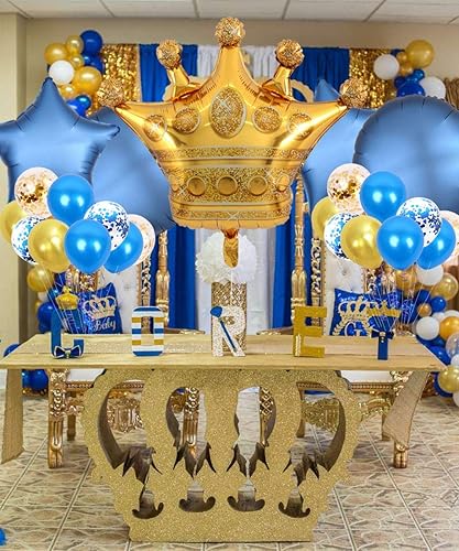 Royalty Theme Party Decorations Royal Golden Prince Theme Birthday