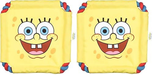 SpongeBob SquarePants Rope Frisbee | 8 Inch Plush Dog Toy for SpongeBob ...