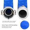 2 inch x 100ft PVC Lay Flat Discharge Hose With Aluminum Camlock C & E ...