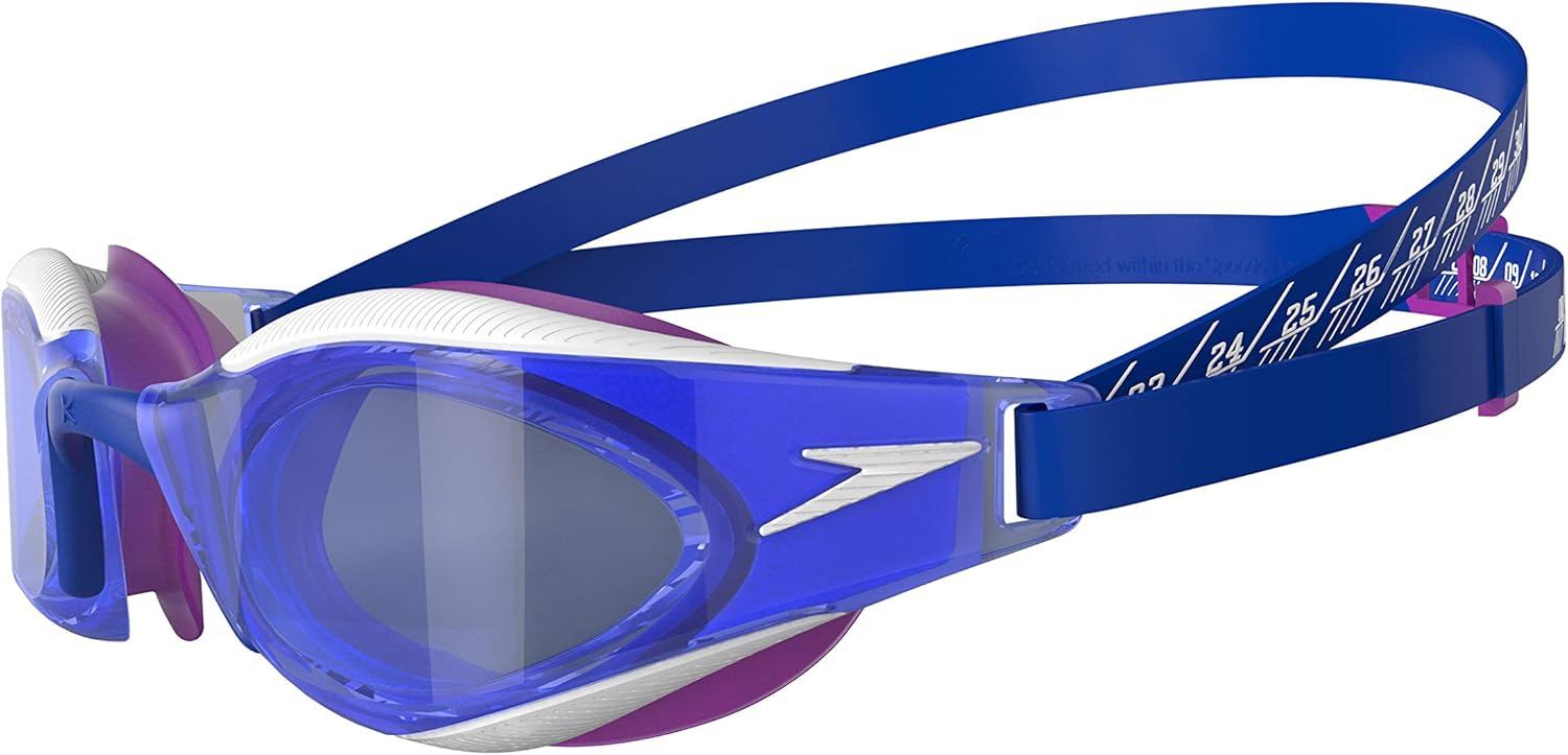 Amazon.com : Speedo Unisex's Fastskin Hyper Elite Goggles, Blue Flame ...