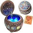 Amazon.com: Vintage Music Box with Constellations Rotating Goddess LED ...