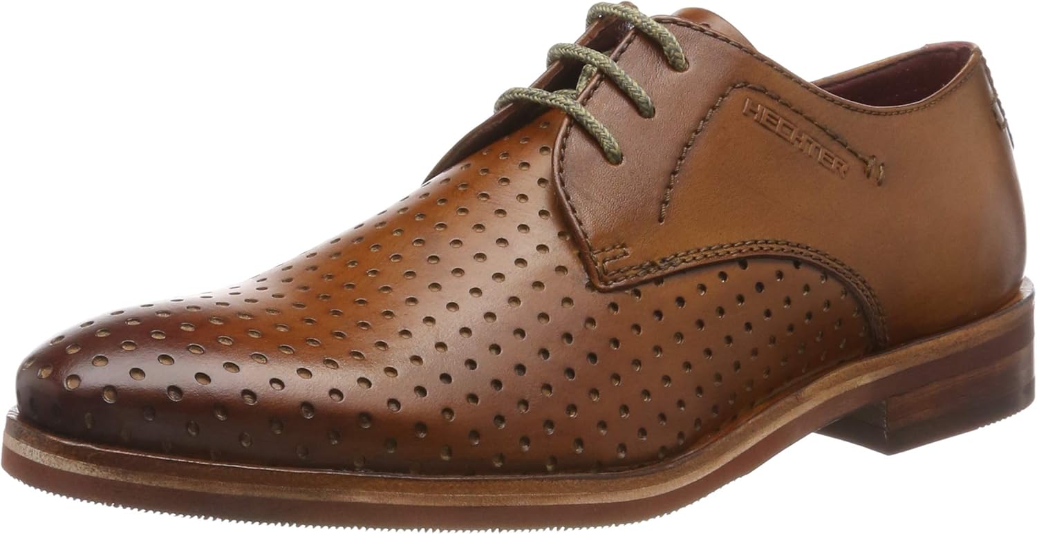Daniel Hechter Men's 8.1171E+11 Derbys, (Cognac 6300), 6.5 UK: Amazon ...