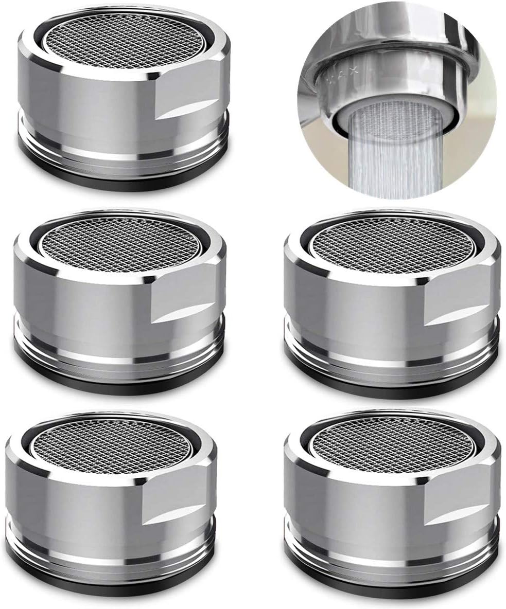 5 Pcs Tap Aerator 22mm Male Tread Sink Faucet Aerator with Gasket Anti ...