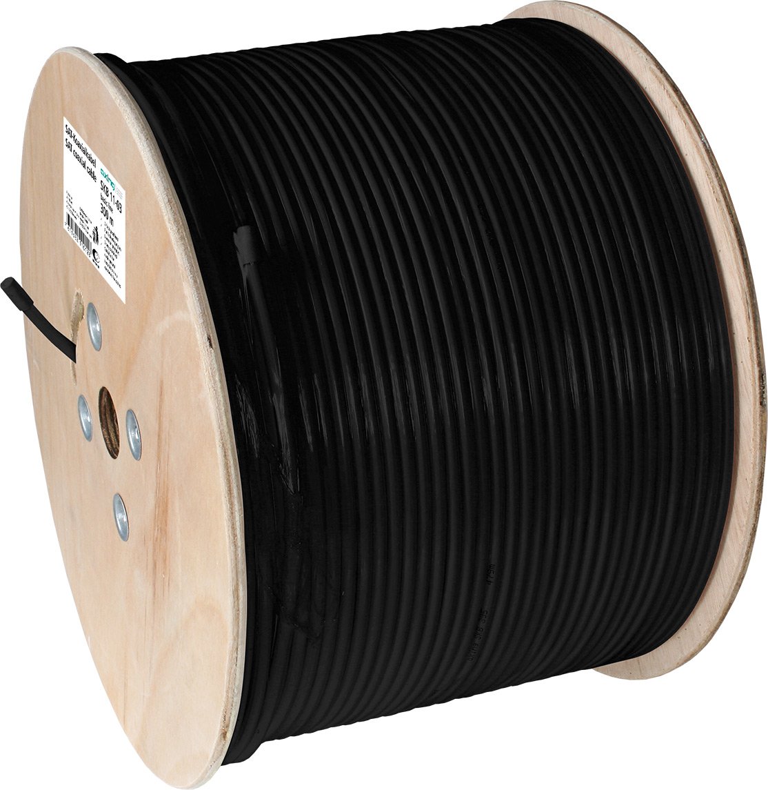 Axing SKB 11-03 câble coaxial enterré RG11 SAT CATV TNT 300 m tambour ...