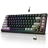 KOORUI 75% Wireless RGB Gaming Keyboard,3 Mode BT/2.4Ghz/USB-C Hot ...