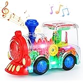 Amazon.com: TOOTY TOY Music Train Toy with LED Light up - Sensory Toys ...