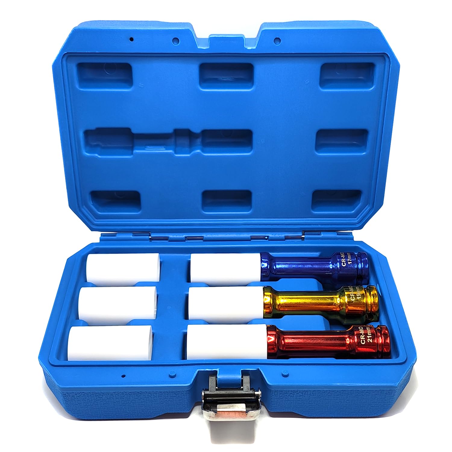 JEUCLEL 3Pcs Lug Nut Socket Set 1/2" Drive Impact Tools, Power Impact ...