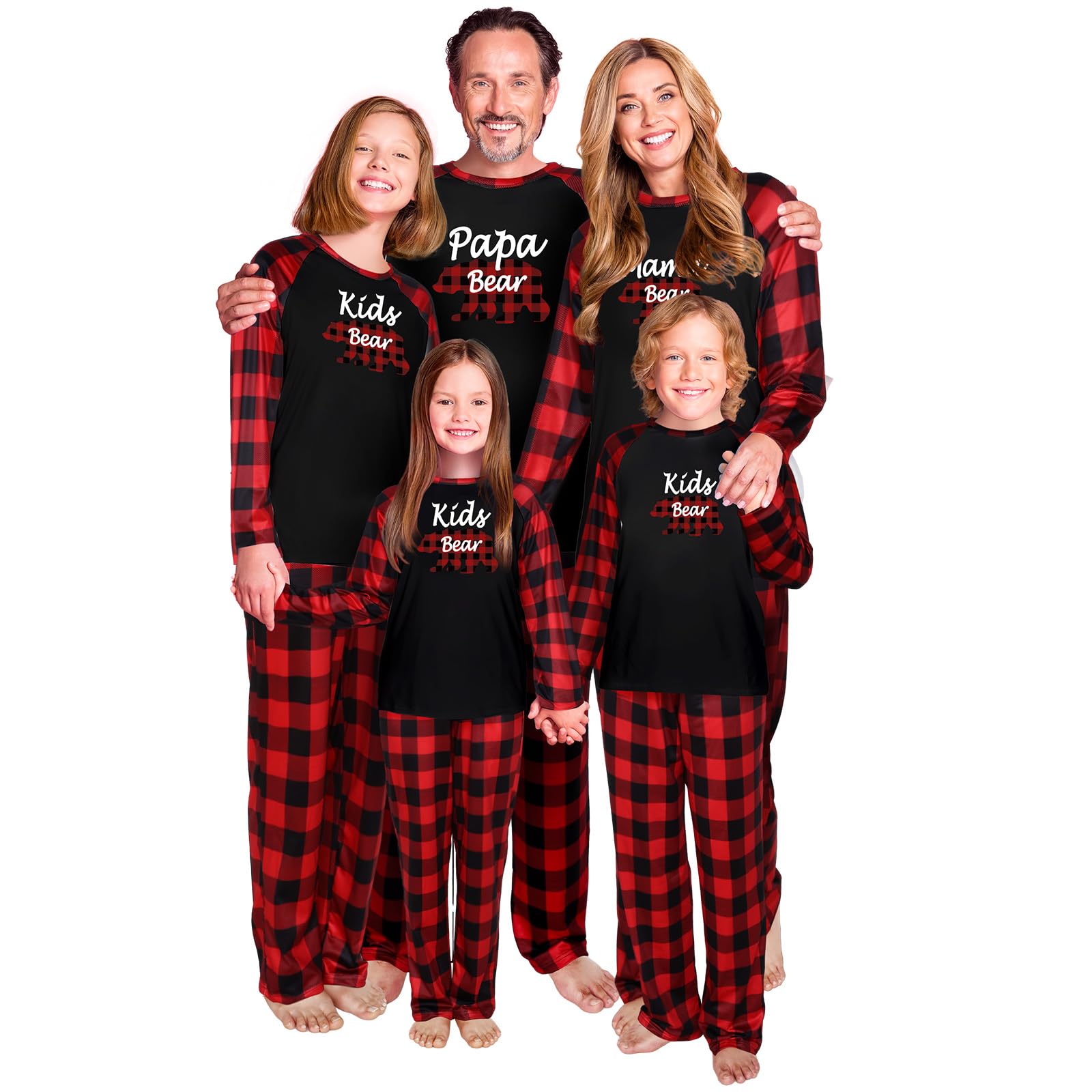 Liitrsh Christmas Pajama Matching Set for Family Xmas Pjs Sleepwear for ...