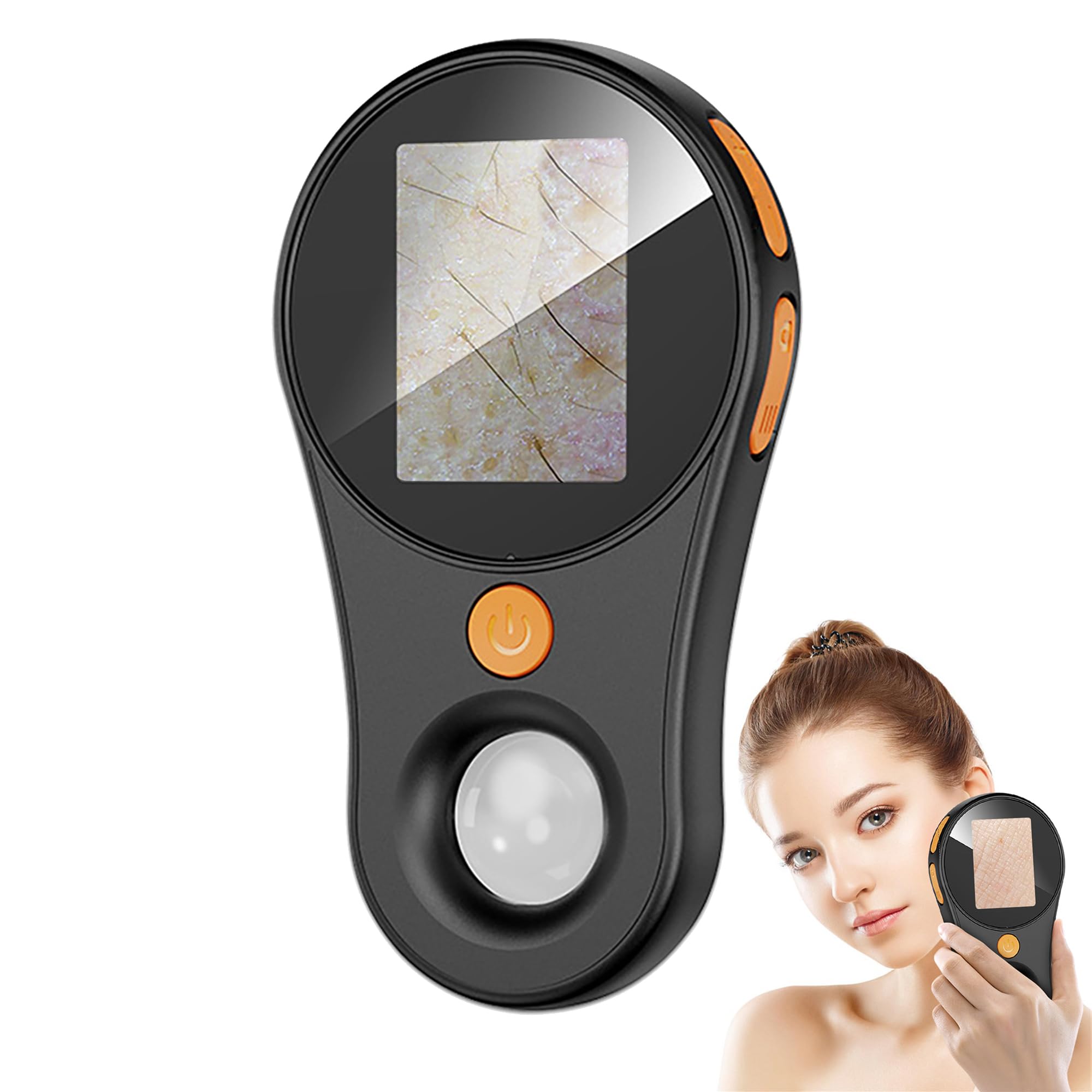 JBMBHC Handheld Dermatoscope Skin Analyzer Machine, Wireless Portable ...