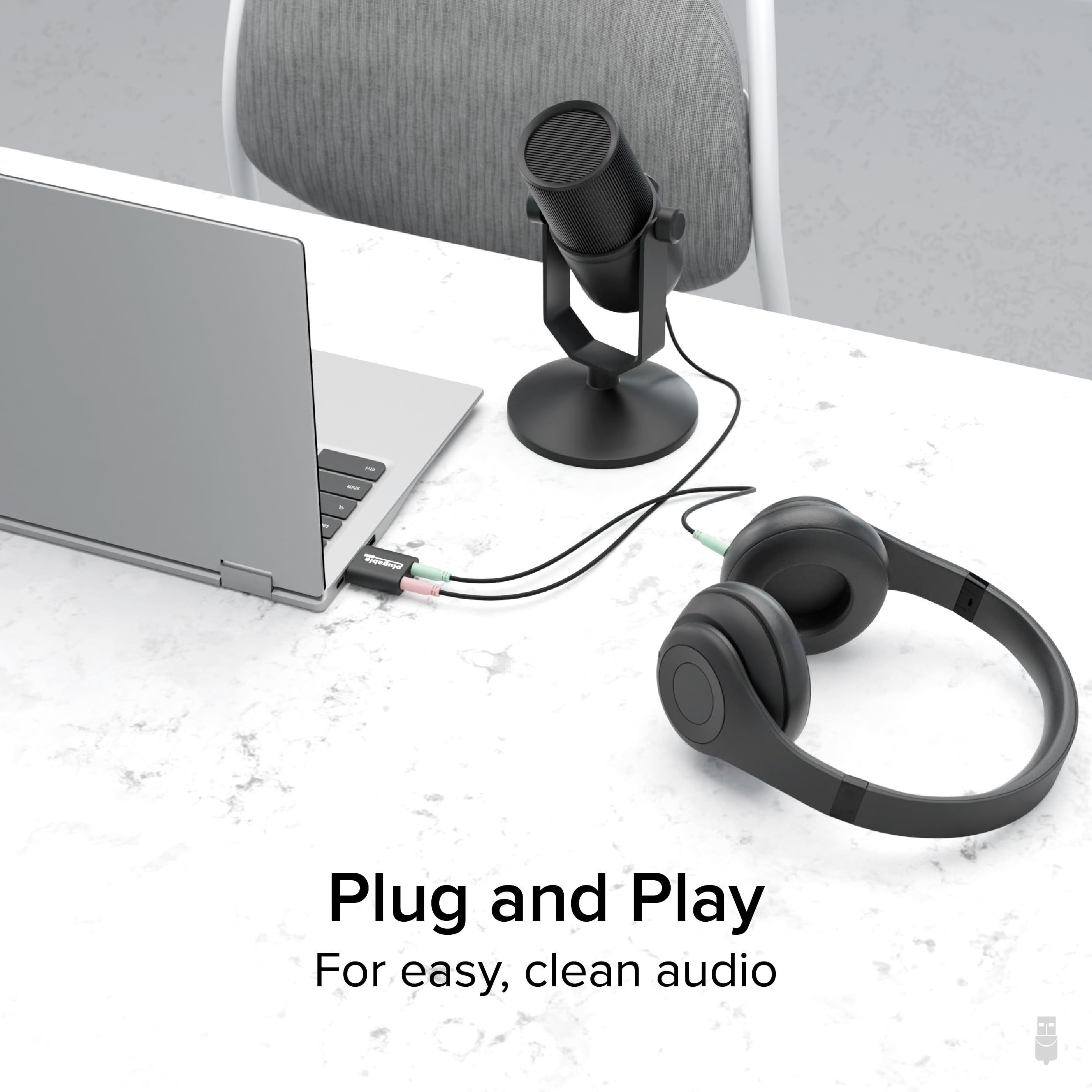 Mua Plugable USB Audio Adapter with 3.5mm Speaker-Headphone and ...