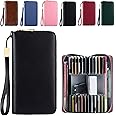 Amazon.com: DKKD Unisex Anti-credit Card Fraud Multi-compartment Wallet ...