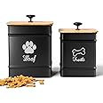 Amazon.com: Dog Treat Container Airtight Set of 2 - 8x6" & 7x5" Dog ...