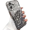Amazon.com: Changjia for iPhone 16 Plus Glitter 3D Butterfly Case,Cute Luxury Bling Sparkly ...