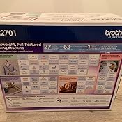 Brother XM2701 Lightweight, Full-Featured Sewing Machine with 27 ...