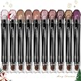Amazon.com : LUXAZA 10PCS Eyeshadow Stick Set, Shimmer And Neutral ...