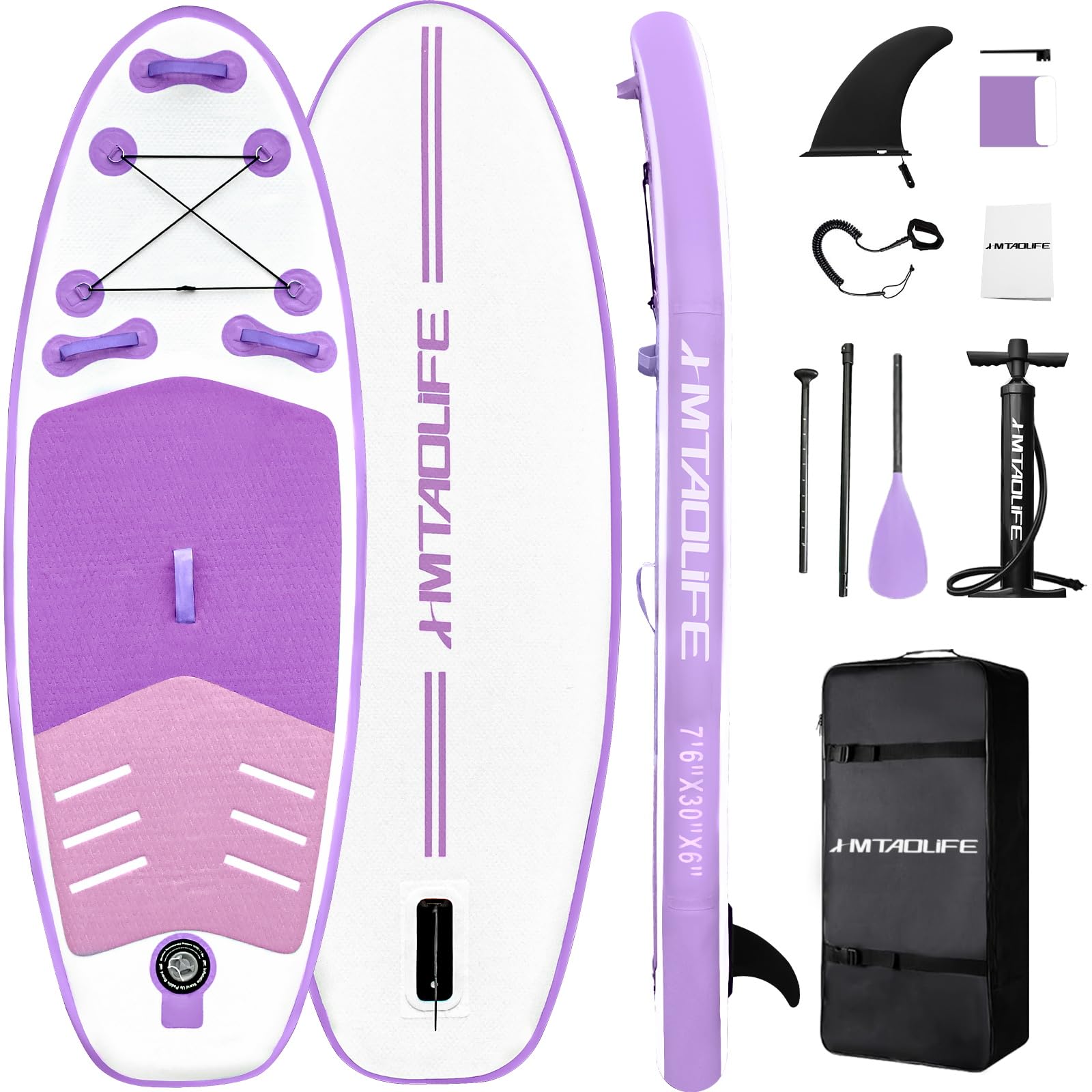 Kids Inflatable Stand Up Paddle Board, Kids Paddle Board with SUP ...