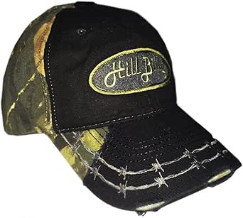HillBilly Brand Barbed Wire Trucker Hats Black at Amazon Men’s Clothing ...