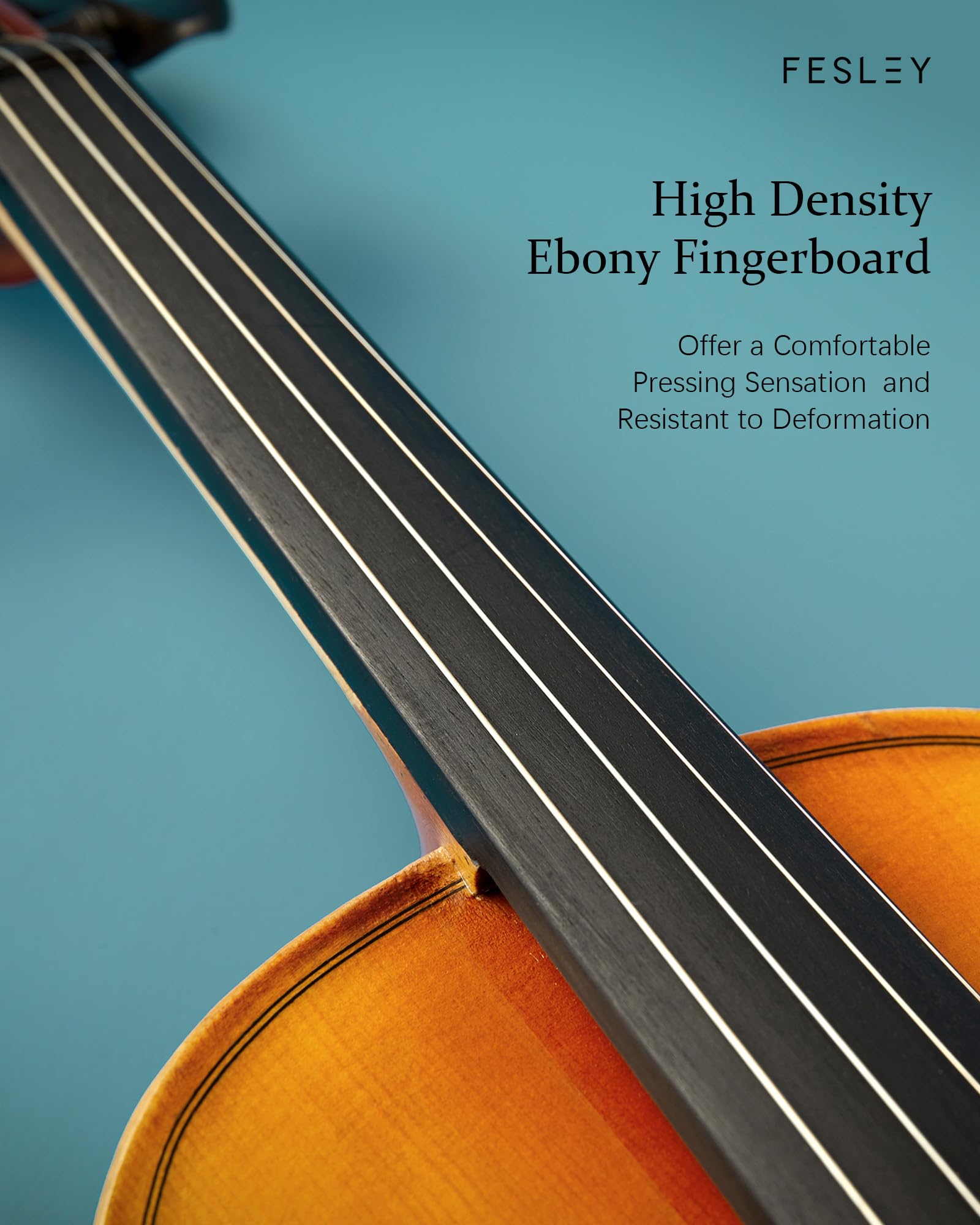 Mua Fesley Violin Fiddle Full Set: 4/4 Polished Violin Kit for ...