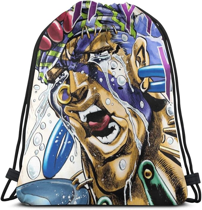 Esidisi Crying - Jojo'S Bizarre Adventure Manga Drawstring Backpack ...