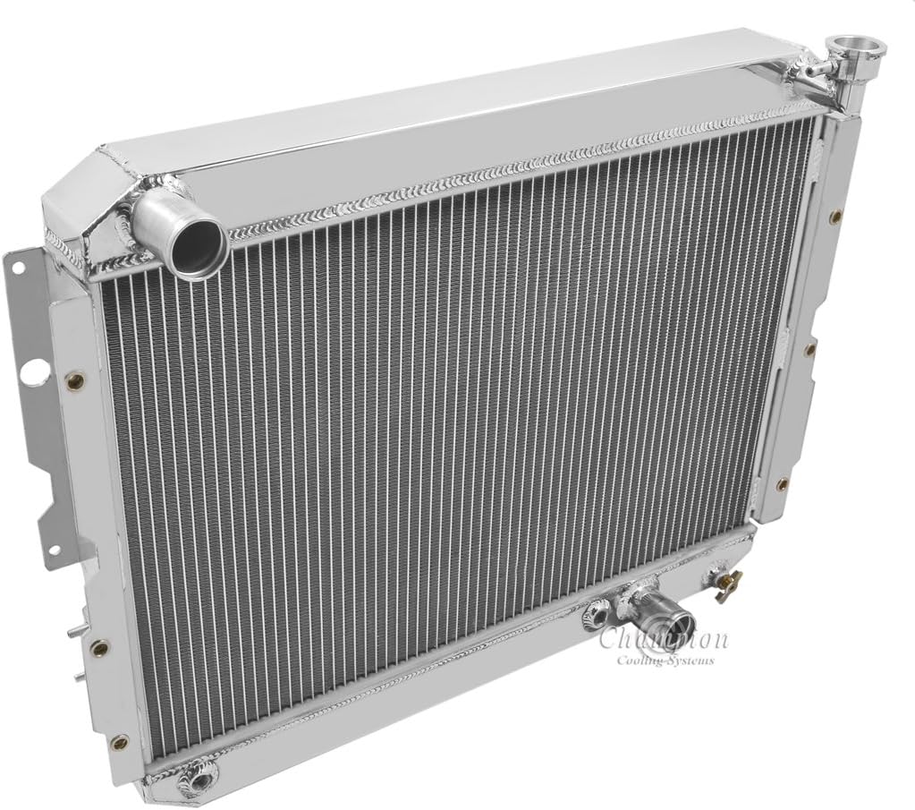 Amazon.com: All Aluminum 2 Row with 1" Tubes Radiator Replacement for ...