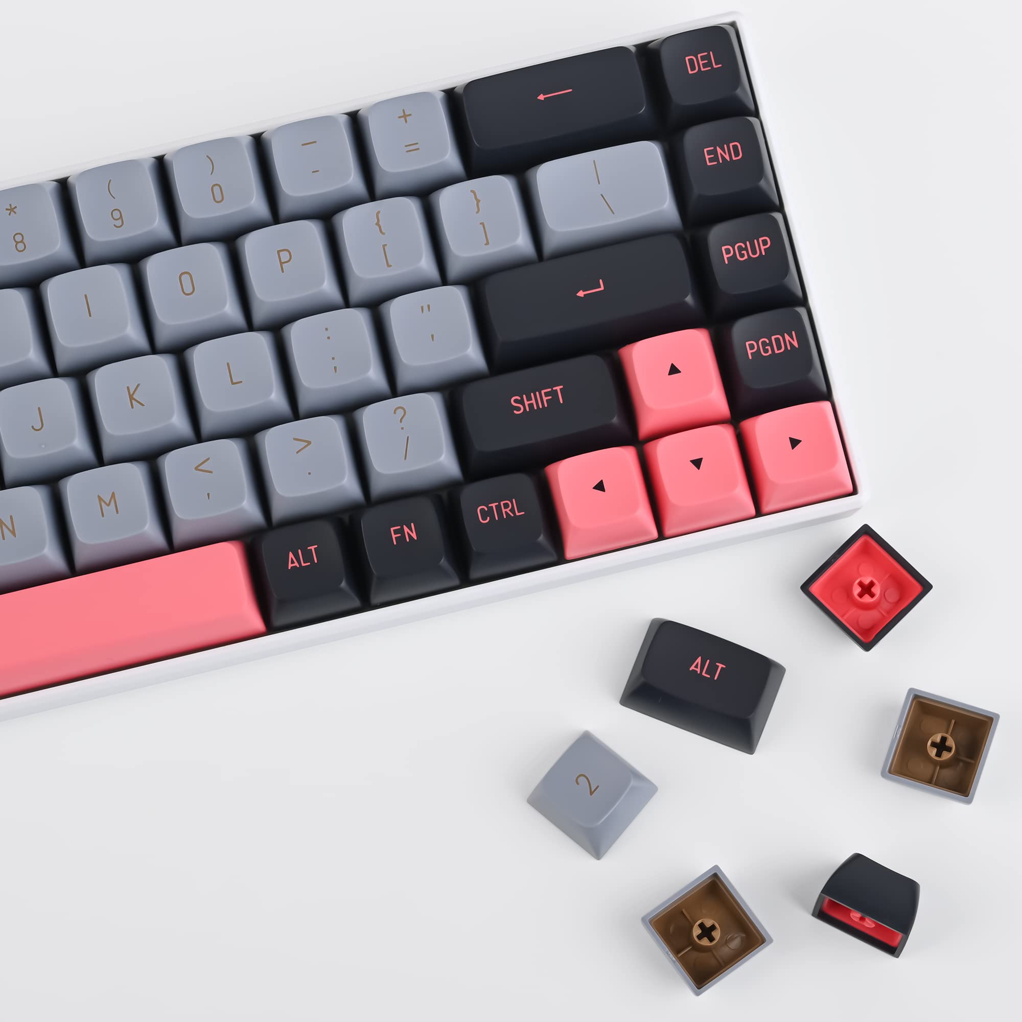 Mua iTastatur 160 Keys Gaming Keycaps,Double Shot Custom PBT Keycaps 60 ...