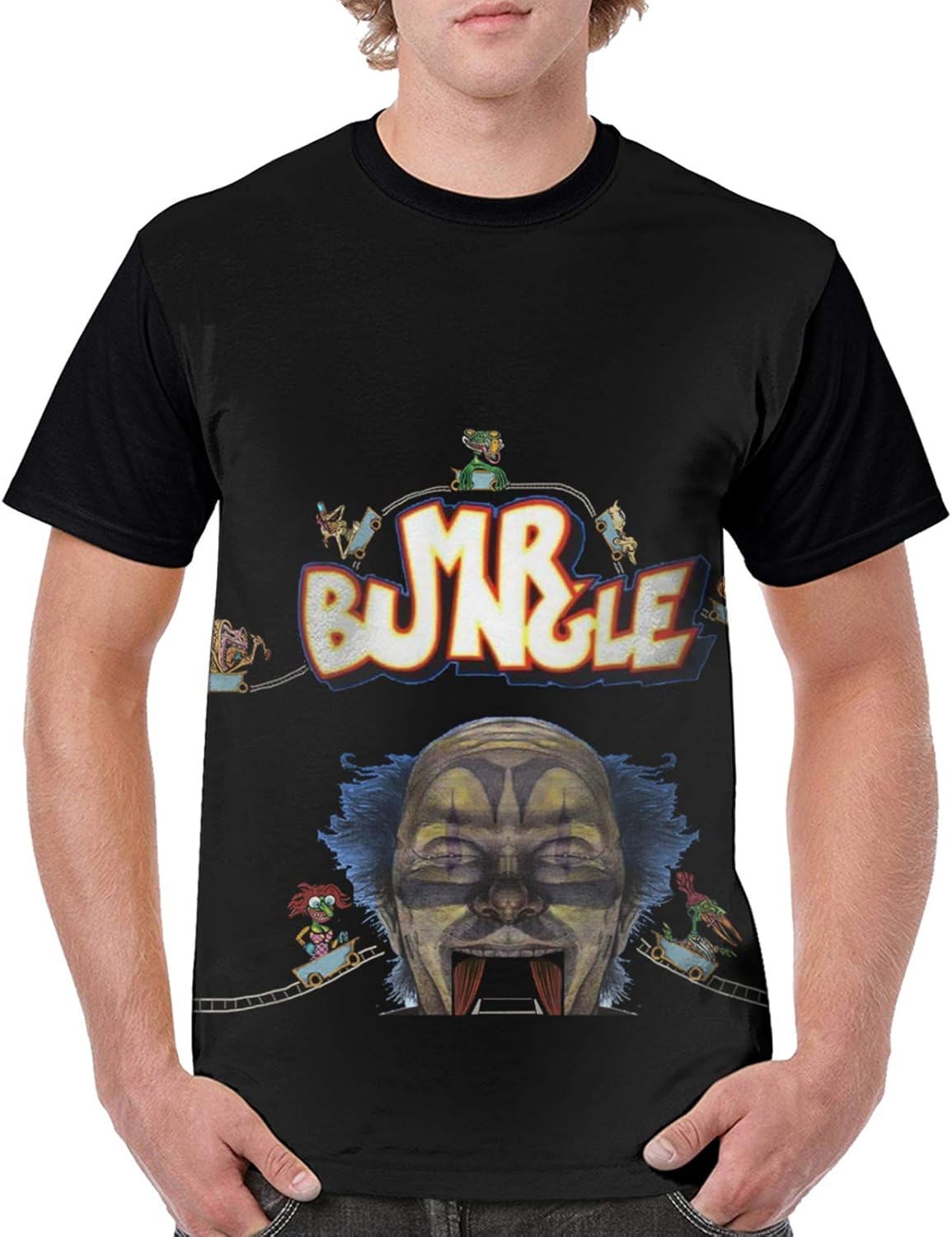 Amazon.com: Mr. Bungle T Shirt Mens 3D Printed Stylish Round Neck Short ...