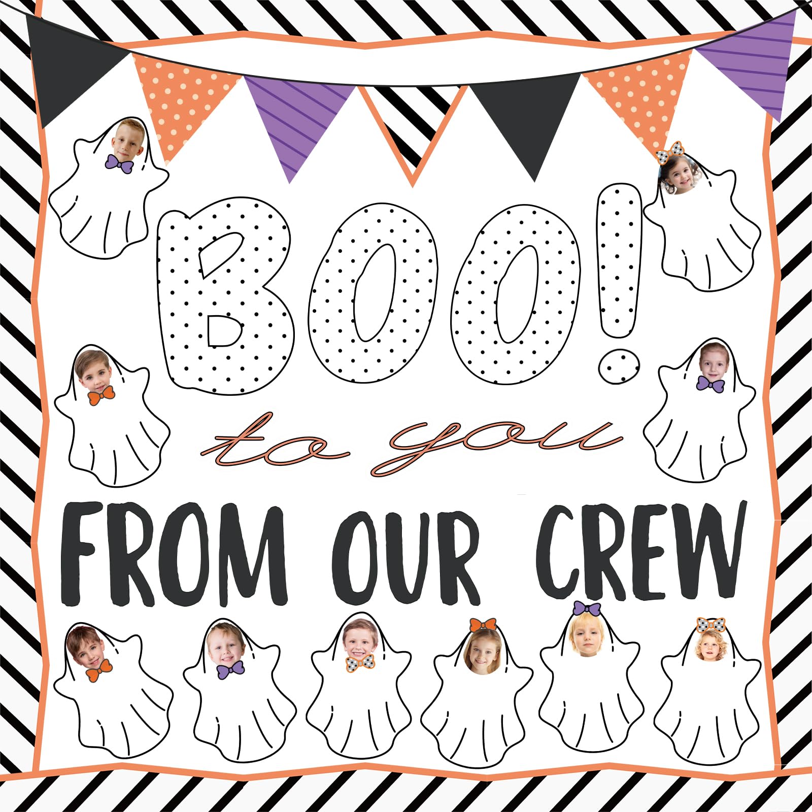 VABAMNA Halloween Classroom Bulletin Board Decorations, 79Pcs Halloween ...